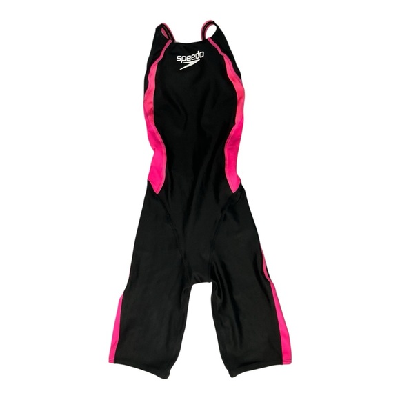 Speedo | Swim | Speedo Black Swimsuit With Pink Highlights One Piece ...